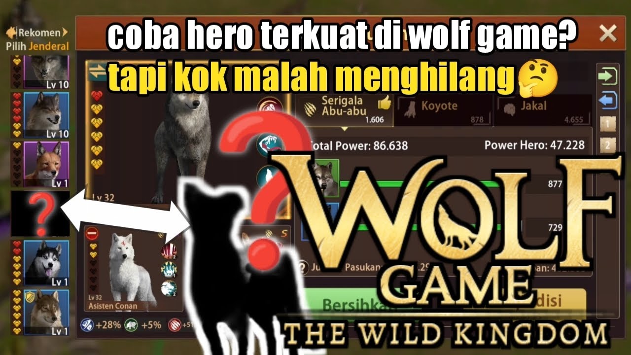 full evolusi full Synergy 🤣🤣strongest world😎🤣Wolf Game The Wild Kingdom ...