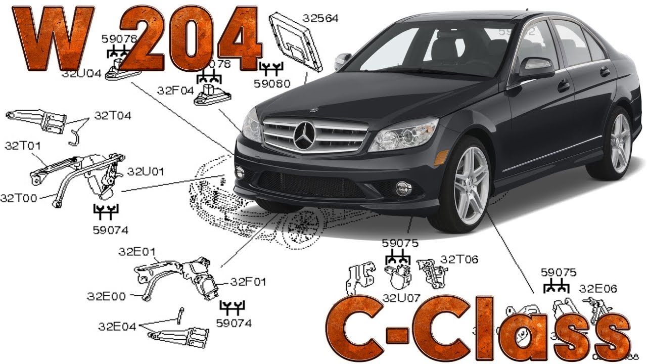 C-Class (W204) | Fault locations | Suspension, general, sensor, switch ...