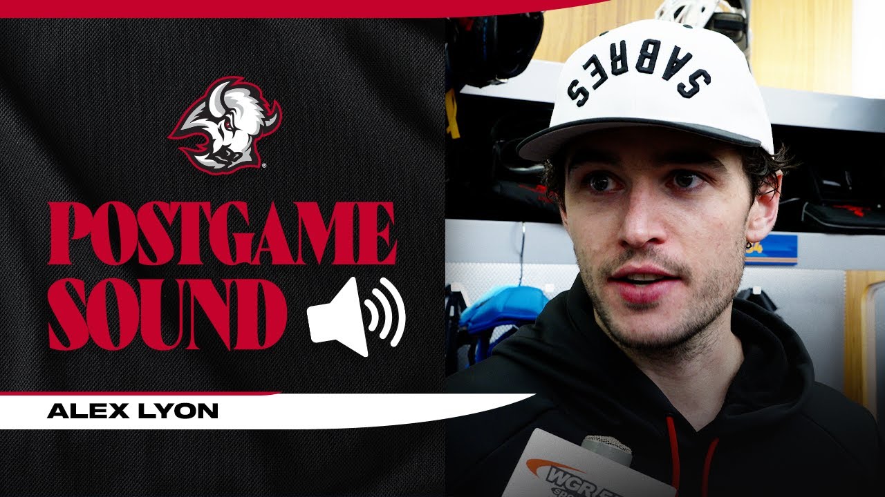 "It's Encouraging" | Alex Lyon After Fourth Win In A Row | Buffalo Sabres - YouTube