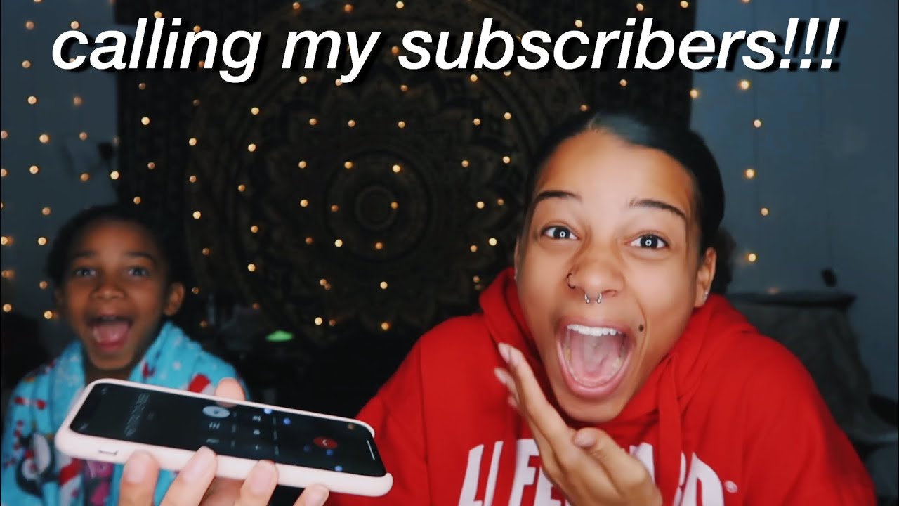 Calling My Subscribers! BEST REACTIONS - YouTube