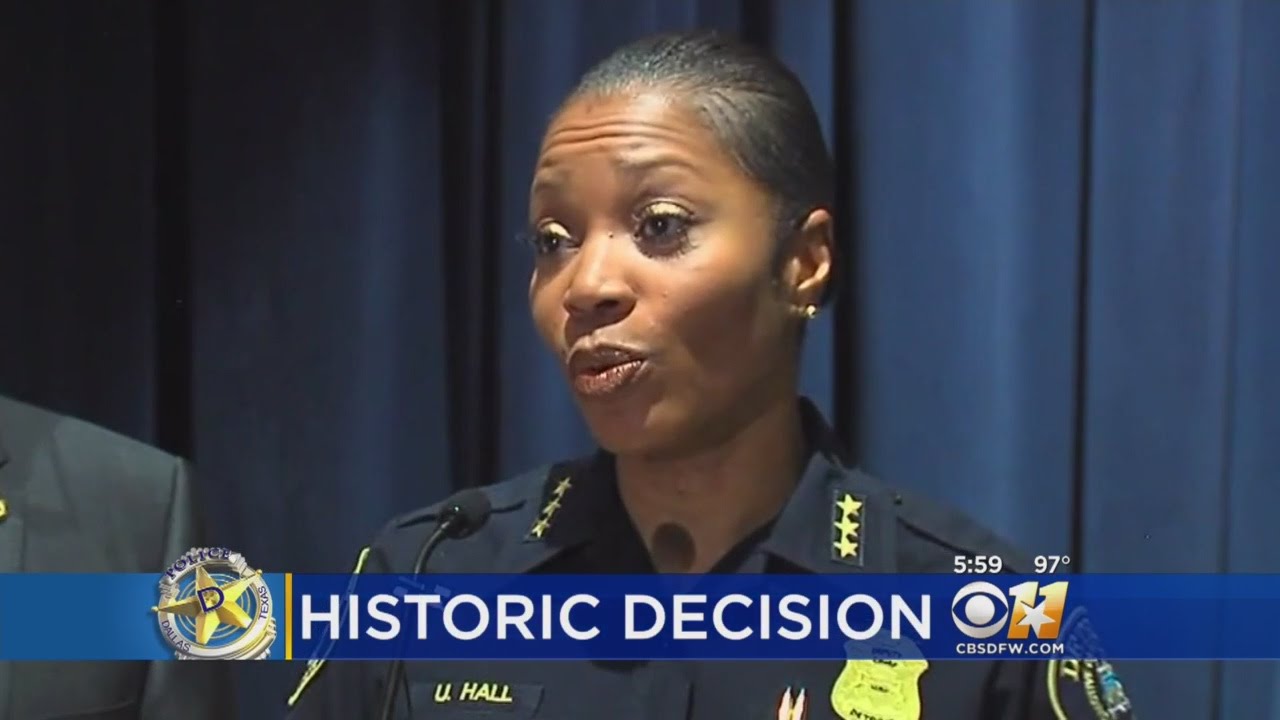1st Female Chief Chosen To Lead Dallas Police Department - YouTube