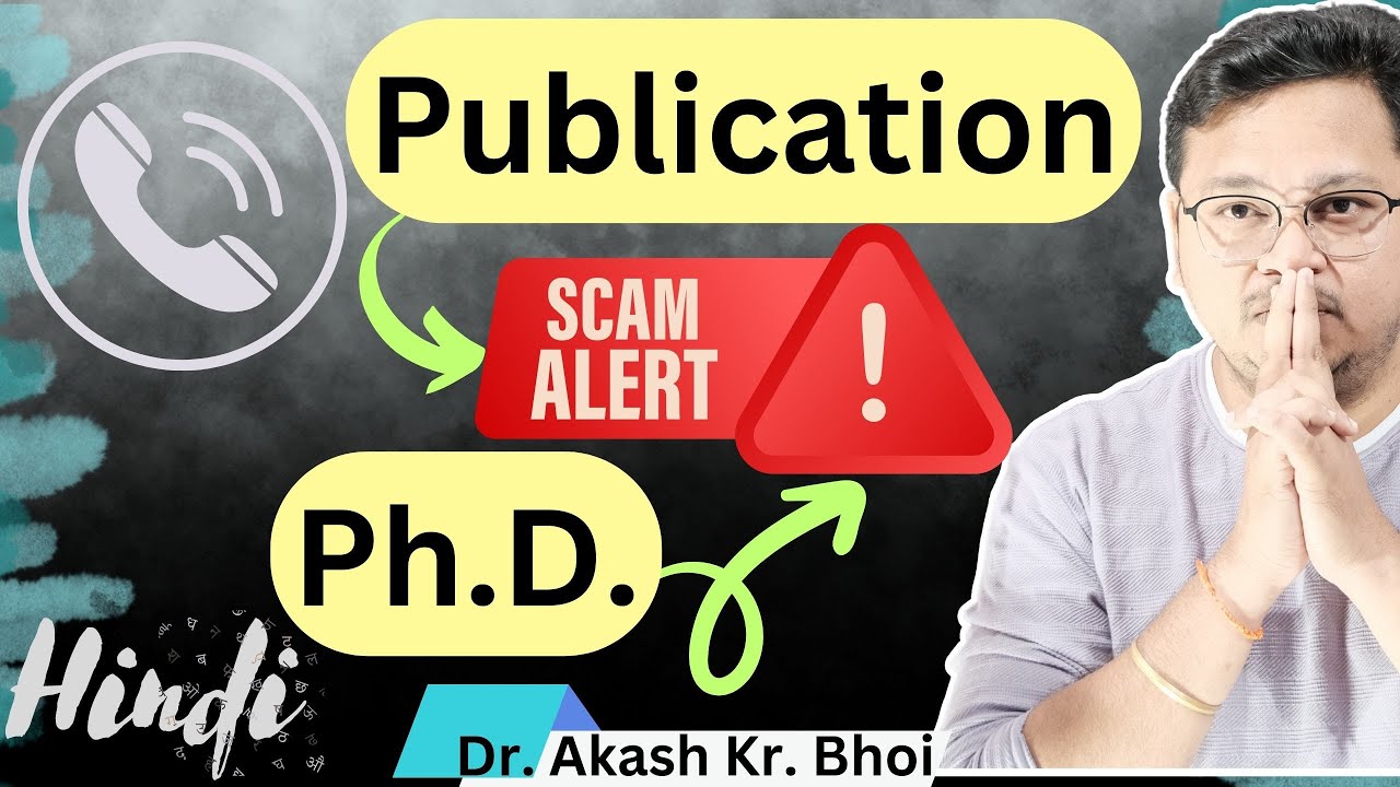 Scopus and SCI Publication Fraud || PhD Support Scam || Publication ...