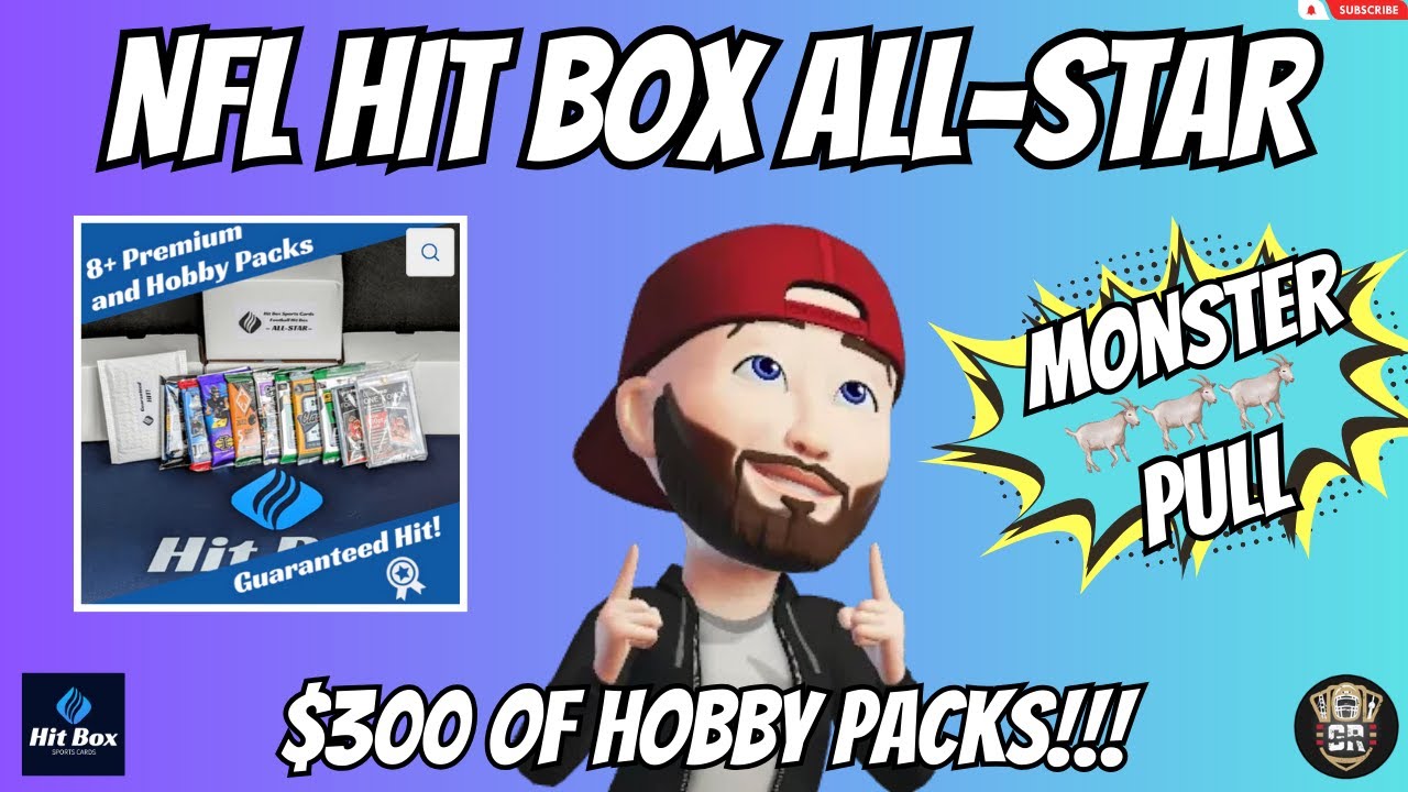 🤑 $300 HIT BOX 🤑 MONSTER PULL 🐐👀 ALL-STAR FOOTBALL SUBSCRIPTION BOX 🔥 ...