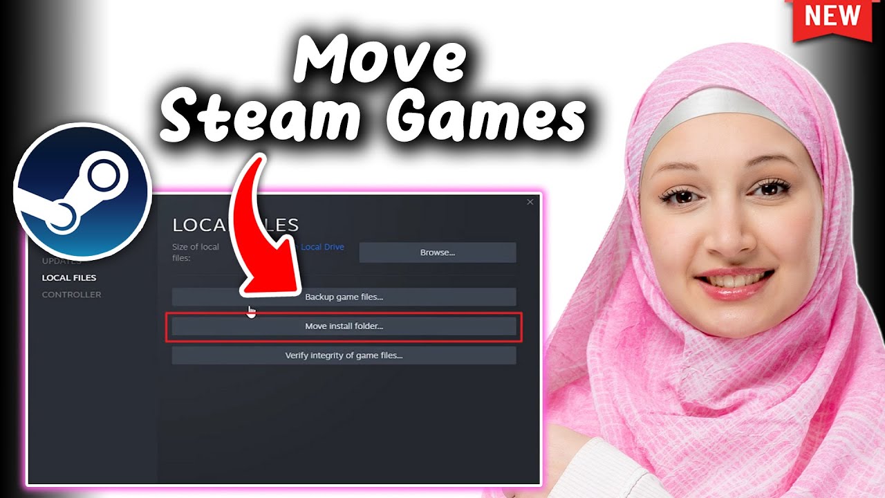 How to move steam games to another drive | Step By Step - YouTube