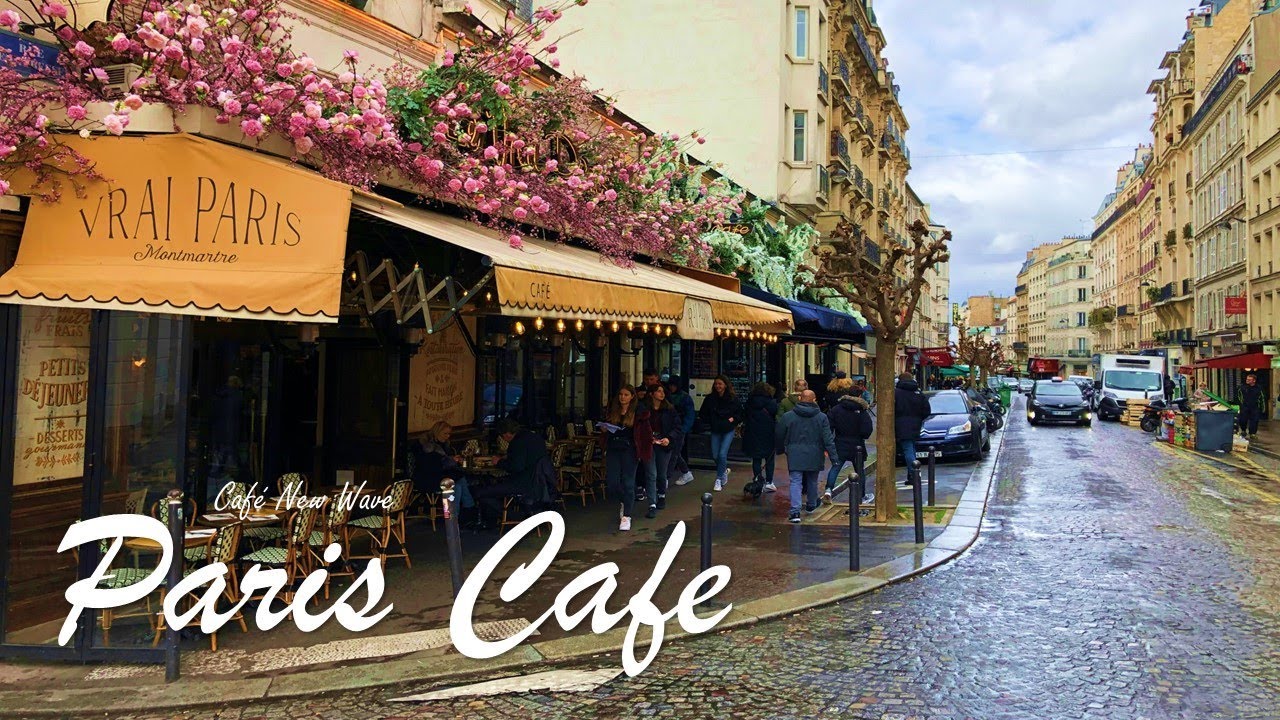 Paris Cafe-Relaxing Piano tone/Romantic sound/Calm Ambience of Paris ...