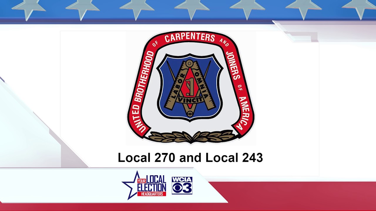 1739 CLBB Carpenters Local 270 and 243 Election WCIA and WCIX BB - YouTube