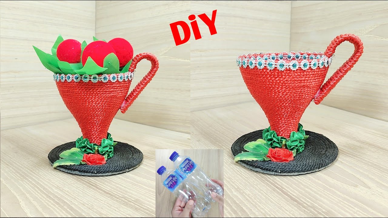 Best Way To Reuse Plastic Bottles At Home | Recycled Material Craft ...