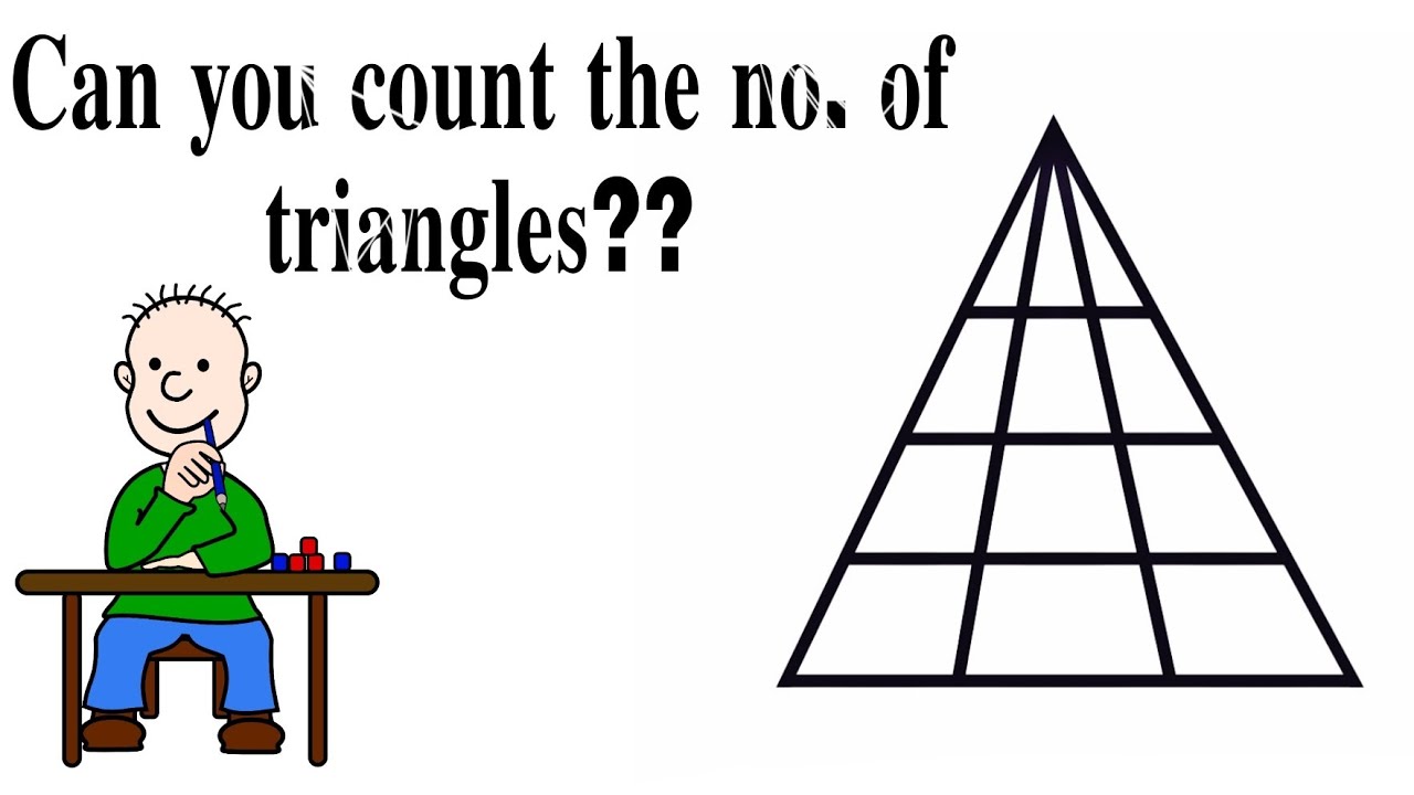 Can you count the Triangles?? || Viral math problem from Facebook|| Ro ...