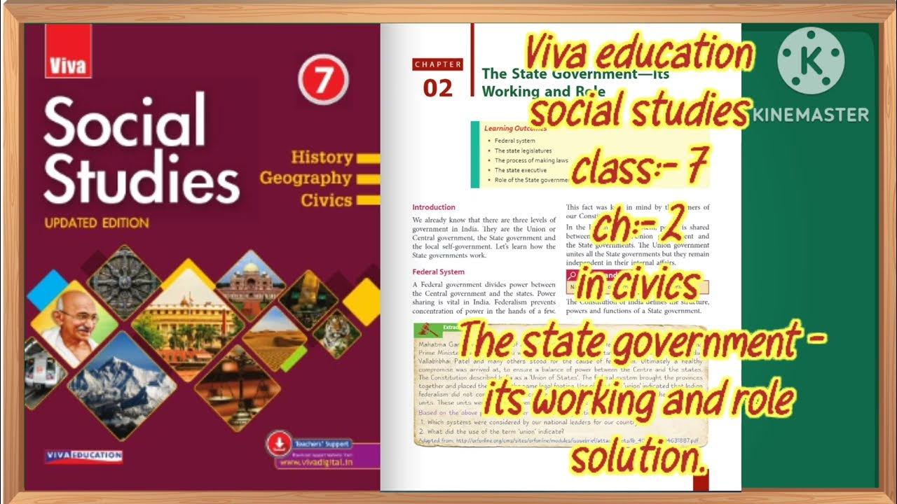 viva education social studies class 7 ch 2 in civics The state ...