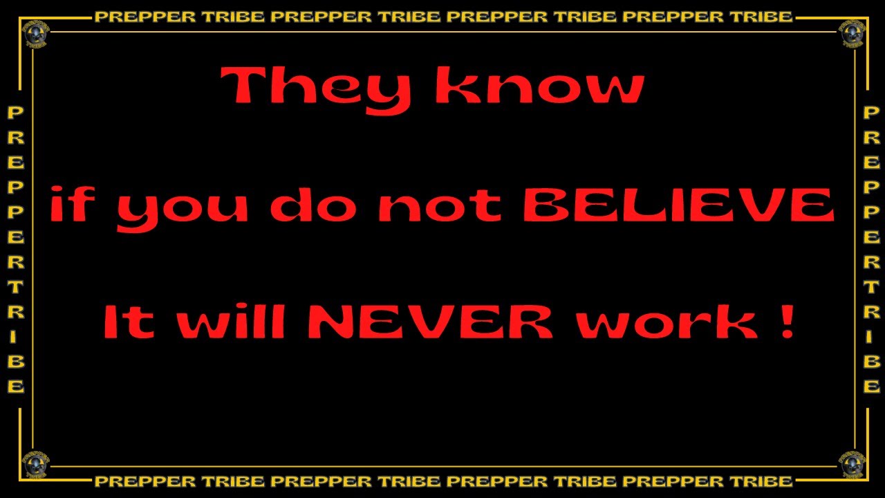 🎵They KNOW if you do NOT believe , it will never work ! - YouTube