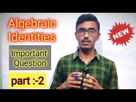 Algebraic identities class 9th maths /Maths class 9th/Algebraic ...