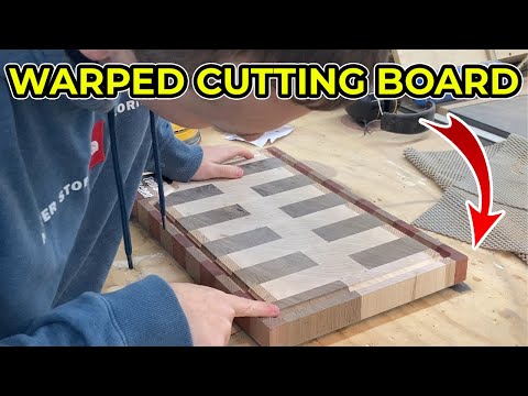 How To Restore A Warped Wooden Cutting Board
