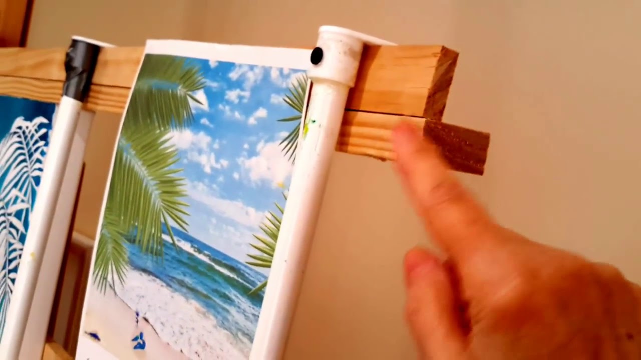 🎨HOW TO MAKE A MAHL STICK AND SUPPORT THAT SITS ON YOUR CANVAS - YouTube