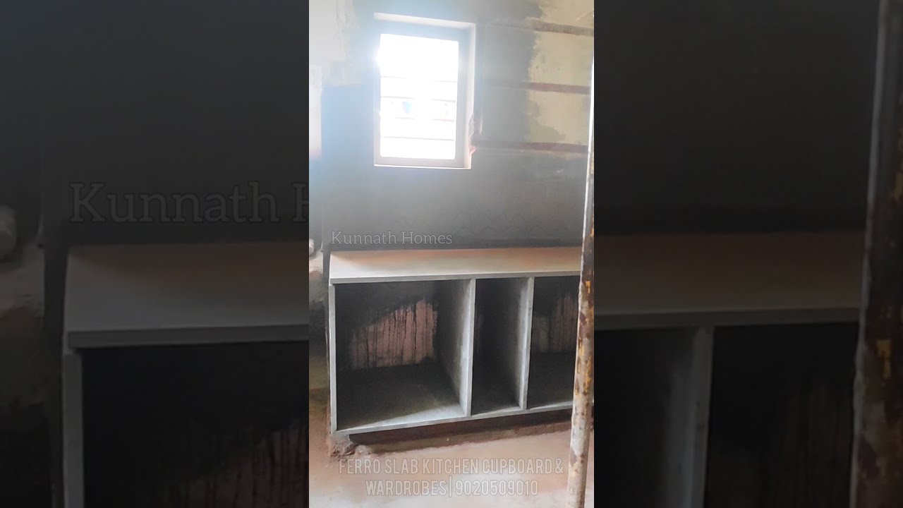 Modular Kitchen In Ferro Slab 😍 #Shorts - YouTube