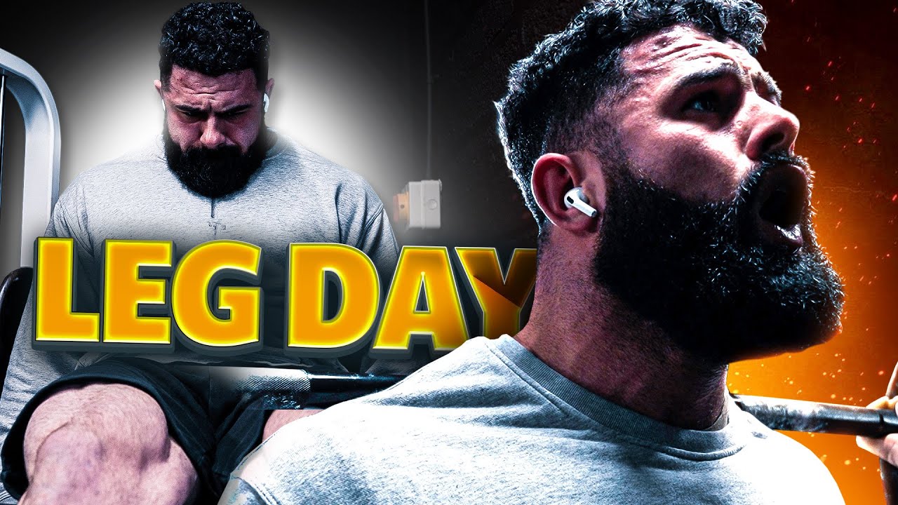 The Road To Pro | Leg day at 4 weeks out! - YouTube