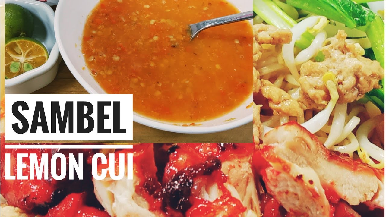 SAMBEL LEMON CUI MIE BANGKA - YouTube