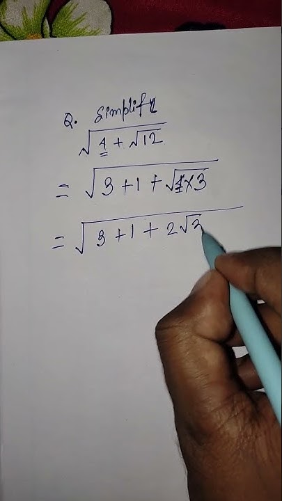 Radical Expressions || Simplifying|| math short tricks|| most easier || exam 2025 - YouTube