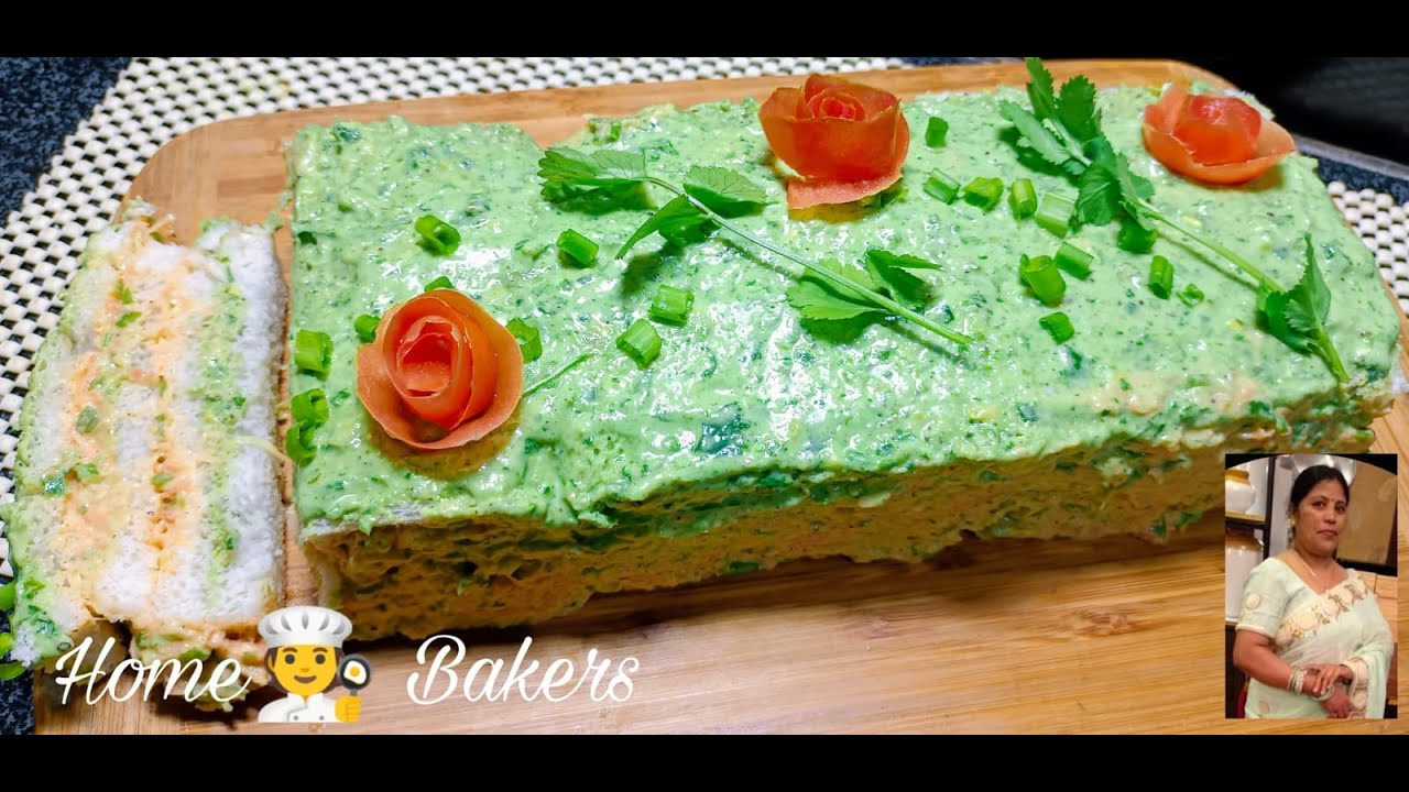 Breakfast Recipe /Triple Layer Sandwich/Three-Layered Cream Cheese ...