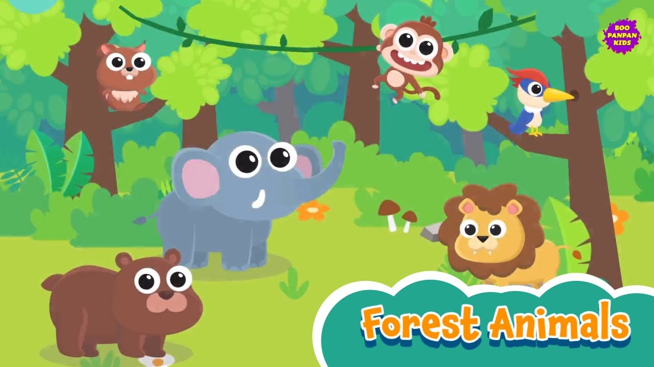 Candybots Forest Animals|Boopanpankids - YouTube