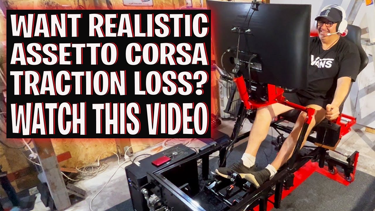Motion Simulator Software Tweaks For Awesome Traction Loss - YouTube