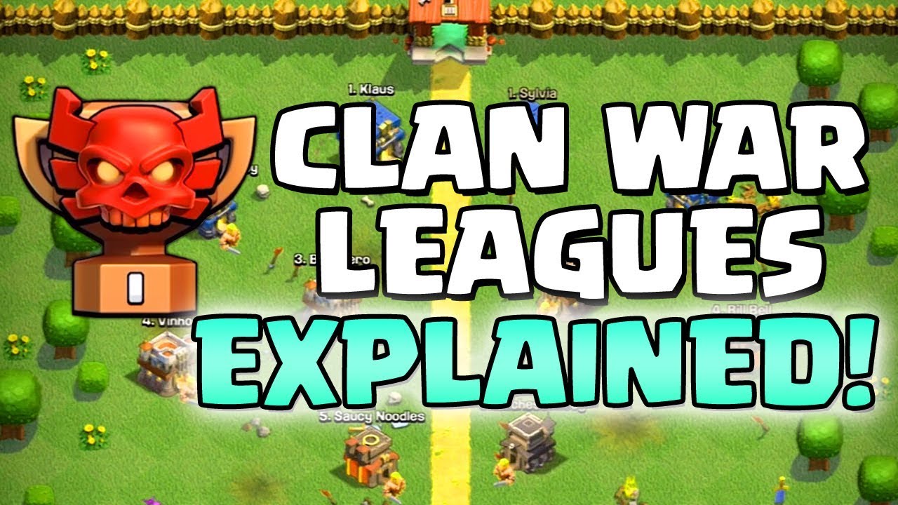 CLAN WAR LEAGUES EXPLAINED!! UPDATE SNEAK PEEK #4 Halloween 2018 Clash ...