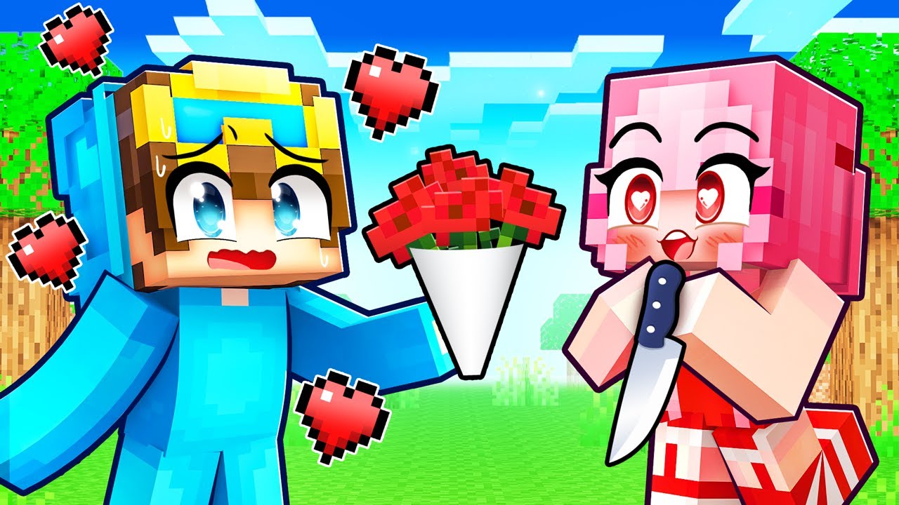 How I Met CRAZY FAN GIRL In Minecraft! - YouTube