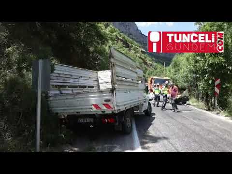 Ovacık karayolunda meydana gelen trafik kazasında 1 kişi hayatını kaybetti, 5 kişi yaralandı 