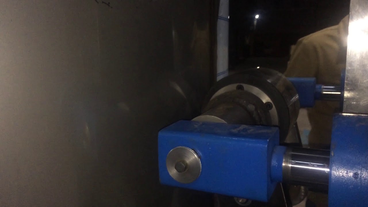 Silent Joint Correction machine for vertical welded joints - YouTube