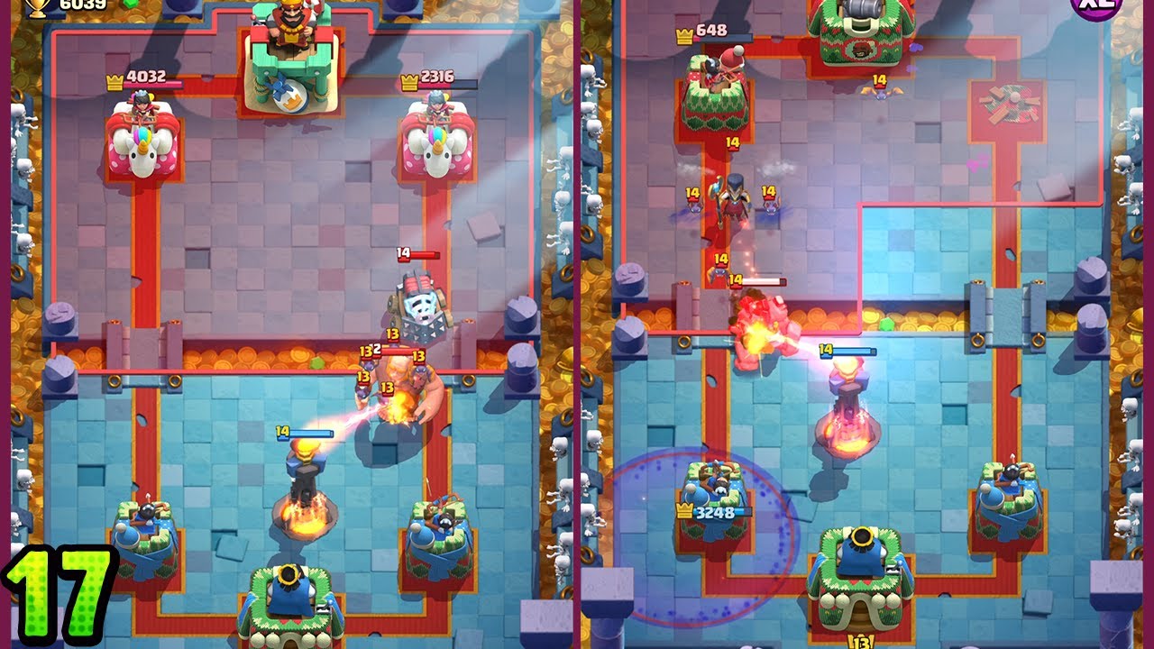 Clash Royale - Battle 17 - YouTube