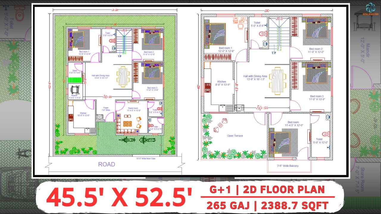THIS 45 X 52 House Plan is the Blueprint for Your Dream Home! - YouTube