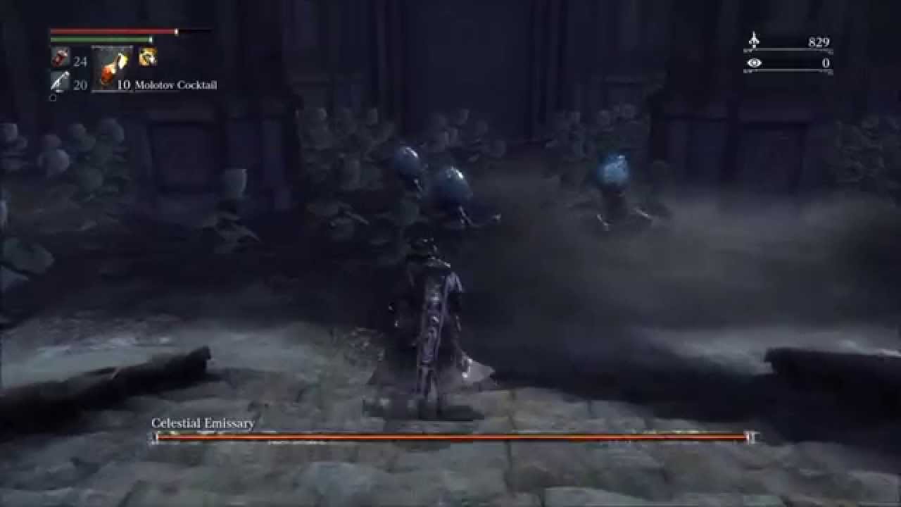 Bloodborne: Great One - Celestial Emissary (Boss Fight) - YouTube