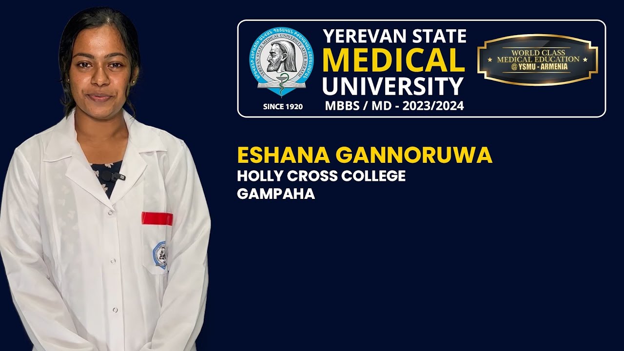 YSMU Students' Feedback - ESHANA GANNORUWA - YouTube