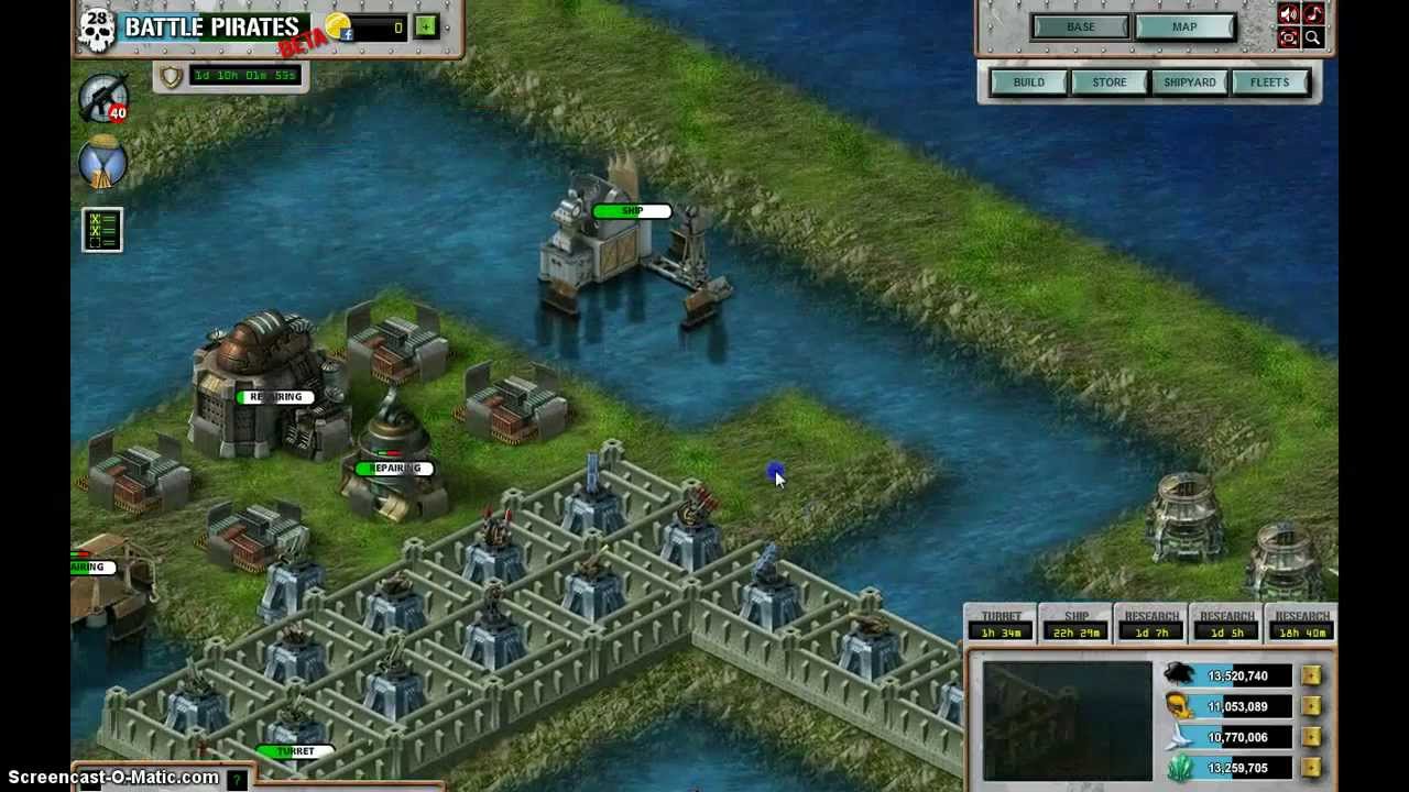 Battle Pirates- Base Design - YouTube