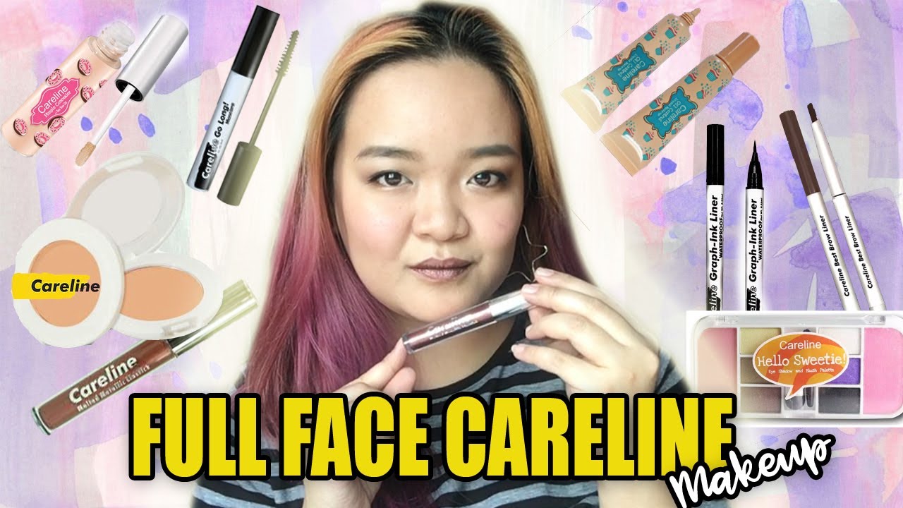 FULL FACE Using CARELINE Products |itsRayrose - YouTube