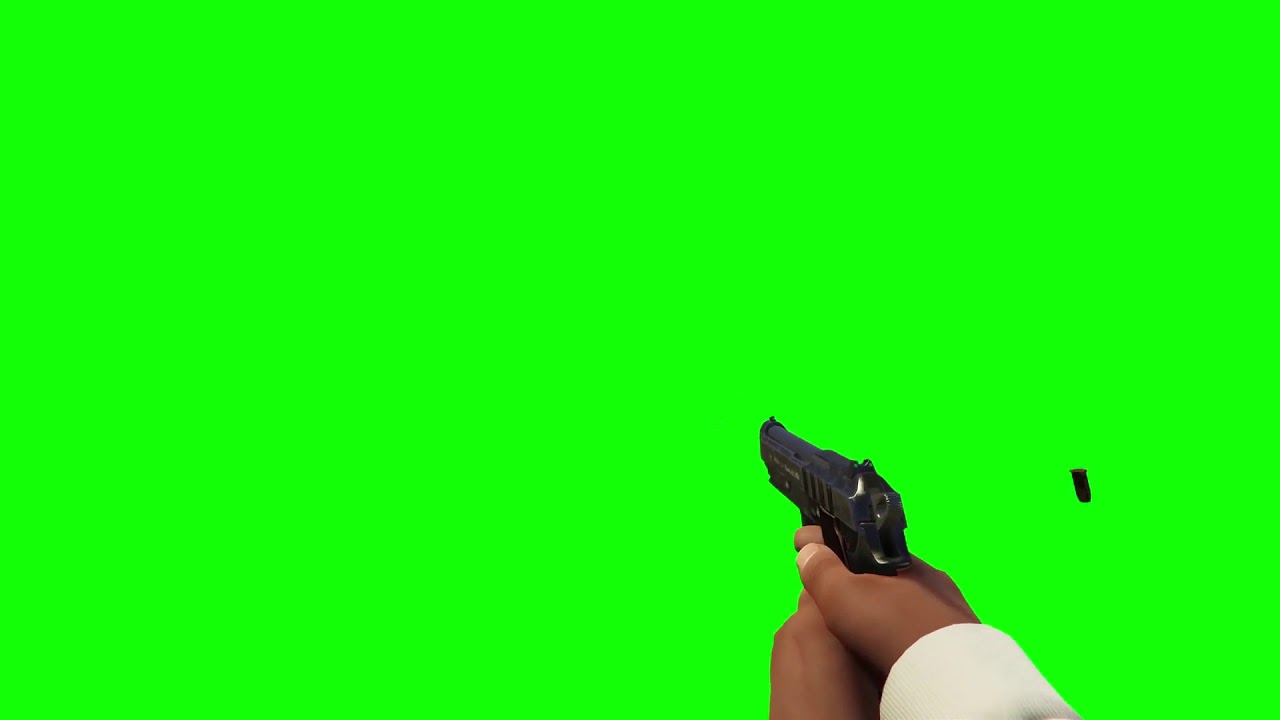 GUN SHOOTING GREEN SCREEN EFFECT | #GREENSCREEN - YouTube