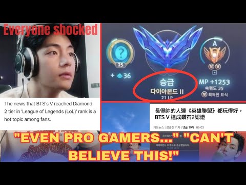 BTS V Reaches Diamond 2 on Korea's Hardest LoL Server—Even Pro Gamers Are Stunned!
