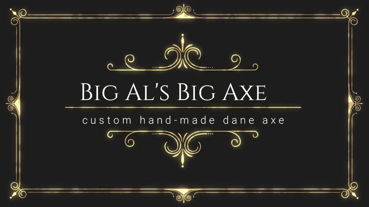 Custom built dane axe - hand made and forged - YouTube