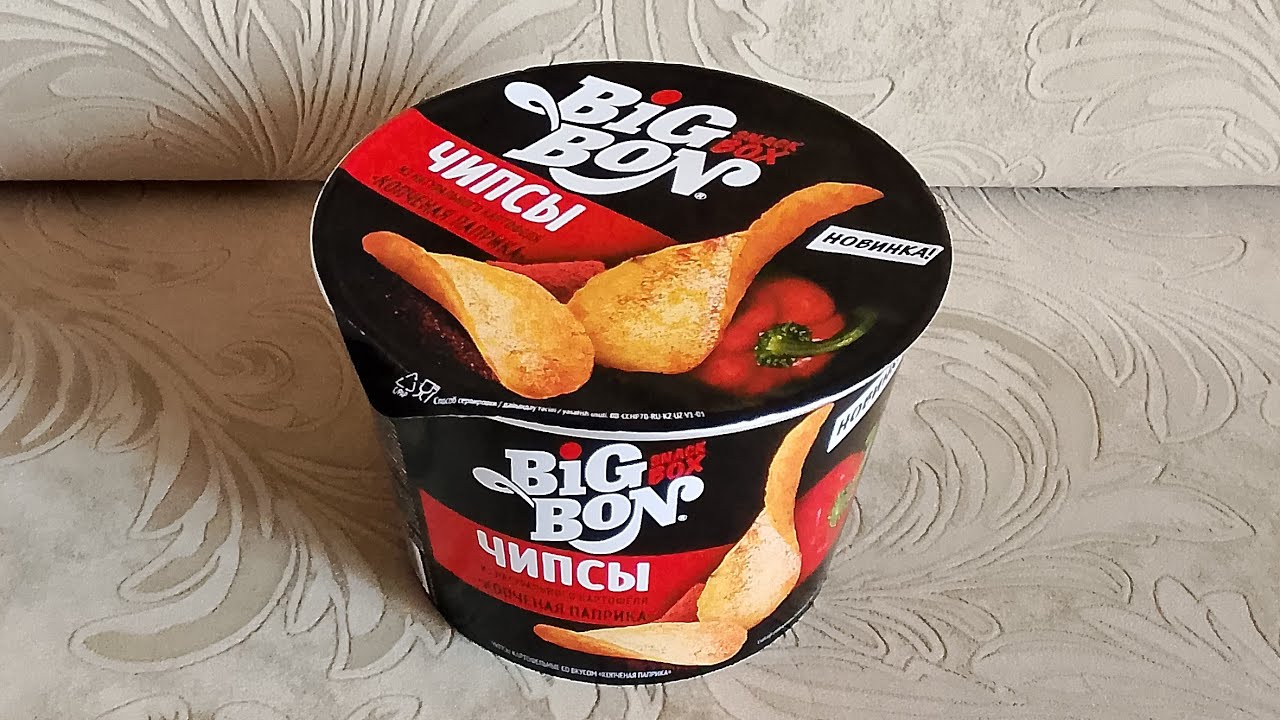 чипсы BiG BoN - копчёная паприка - YouTube