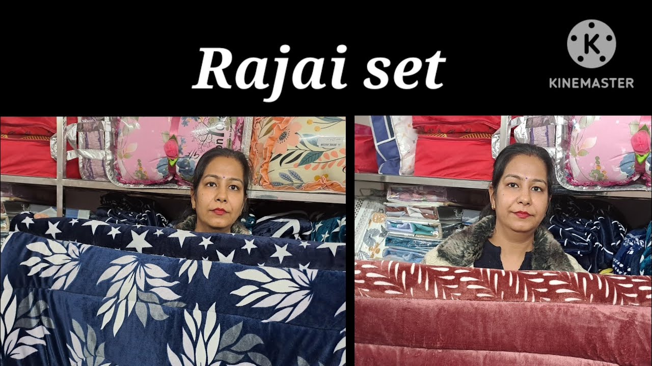 Re-stock on huge demand exclusive witer special Rajai set on Factory ...