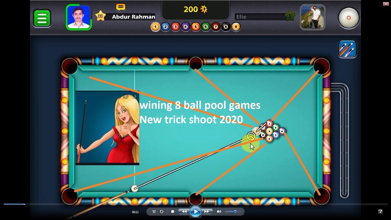 9 BALL GAME Win shoot trick 2020 - YouTube