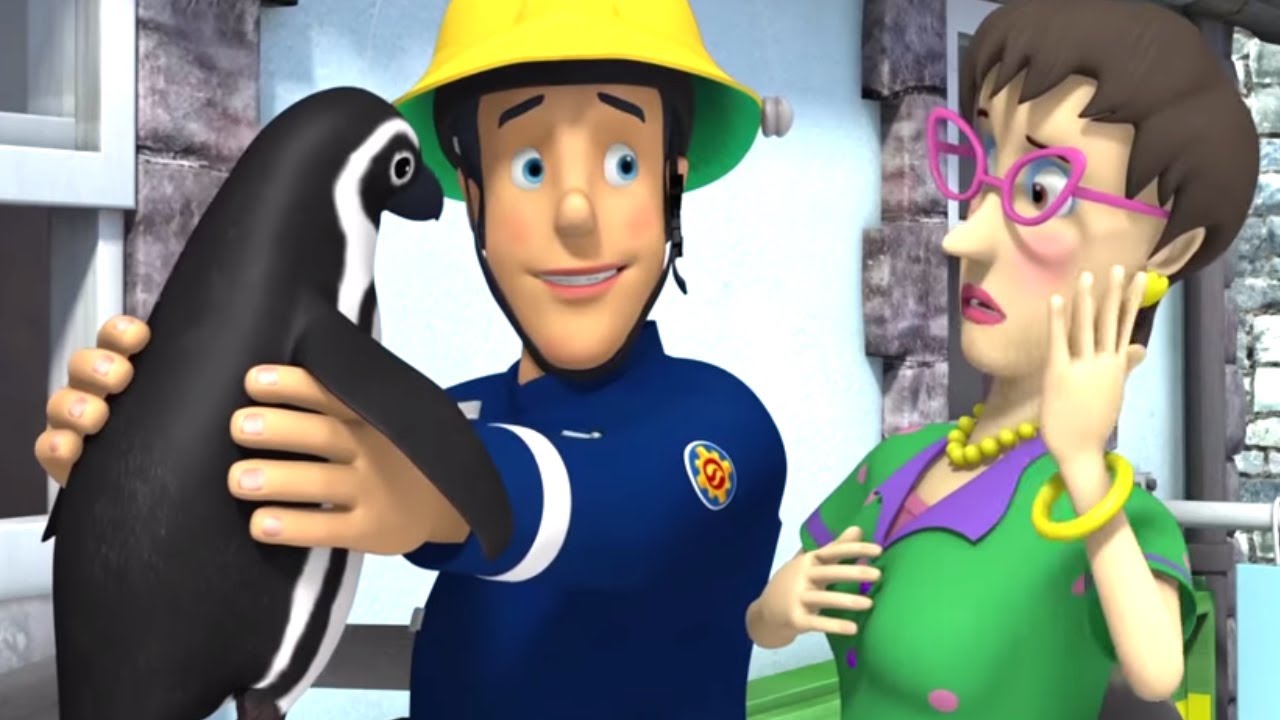 Fireman Sam US 🚒 Smelly Penguin | Best Rescue Compilation 🔥 Kids Movie ...