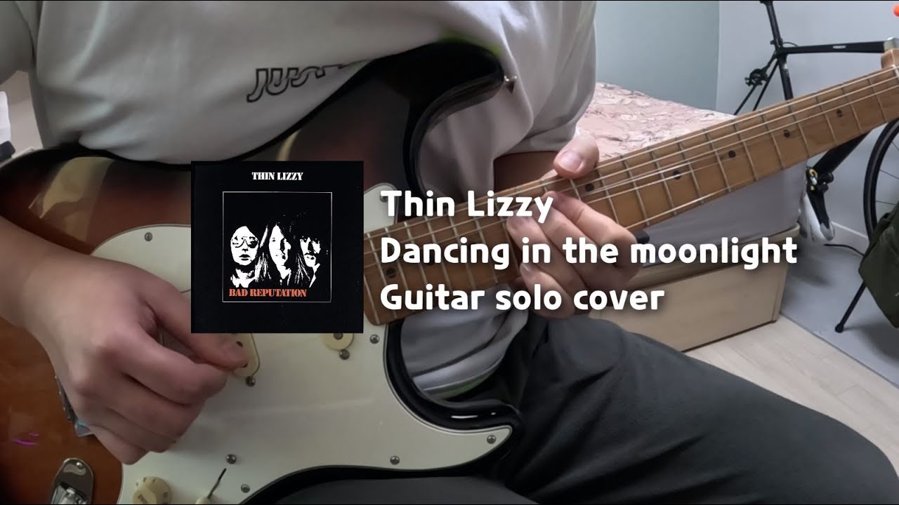 Thin Lizzy - Dancing in the moonlight Guitar Solo cover - YouTube