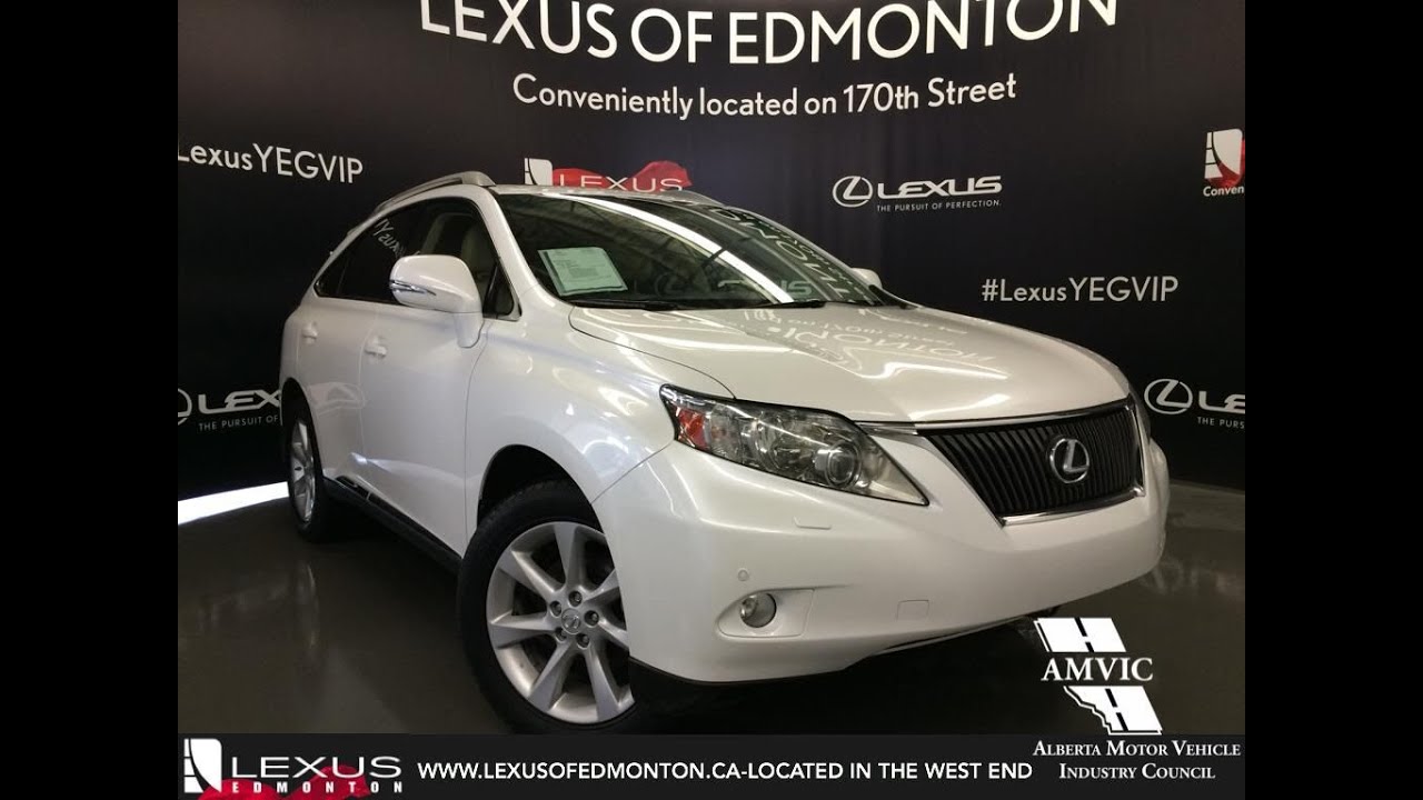 Used 2012 White Lexus RX 350 AWD Ultra Premium Walkaround Review ...
