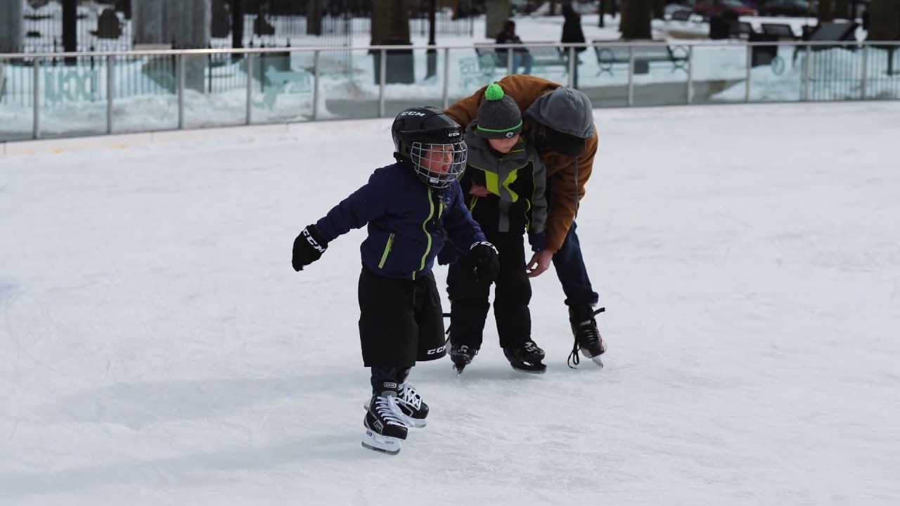 Discover Ice Skating at The Worcester Common Oval - YouTube