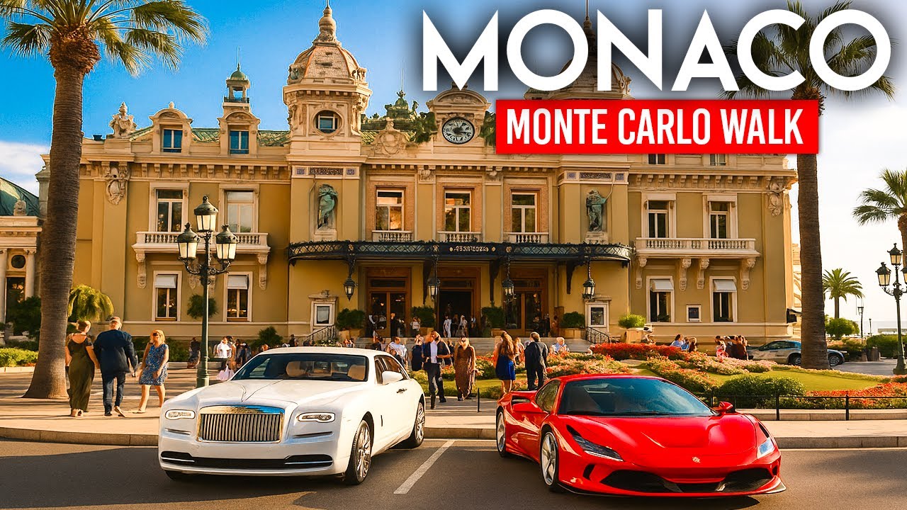 MONACO 🇲🇨 Richest Place on Earth? | 4K Walking Tour in Monte Carlo ...
