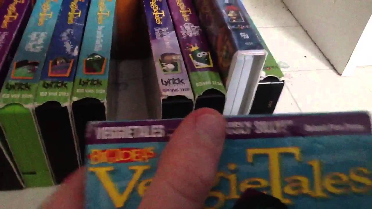 My Veggie Tales reprint VHS collection - YouTube