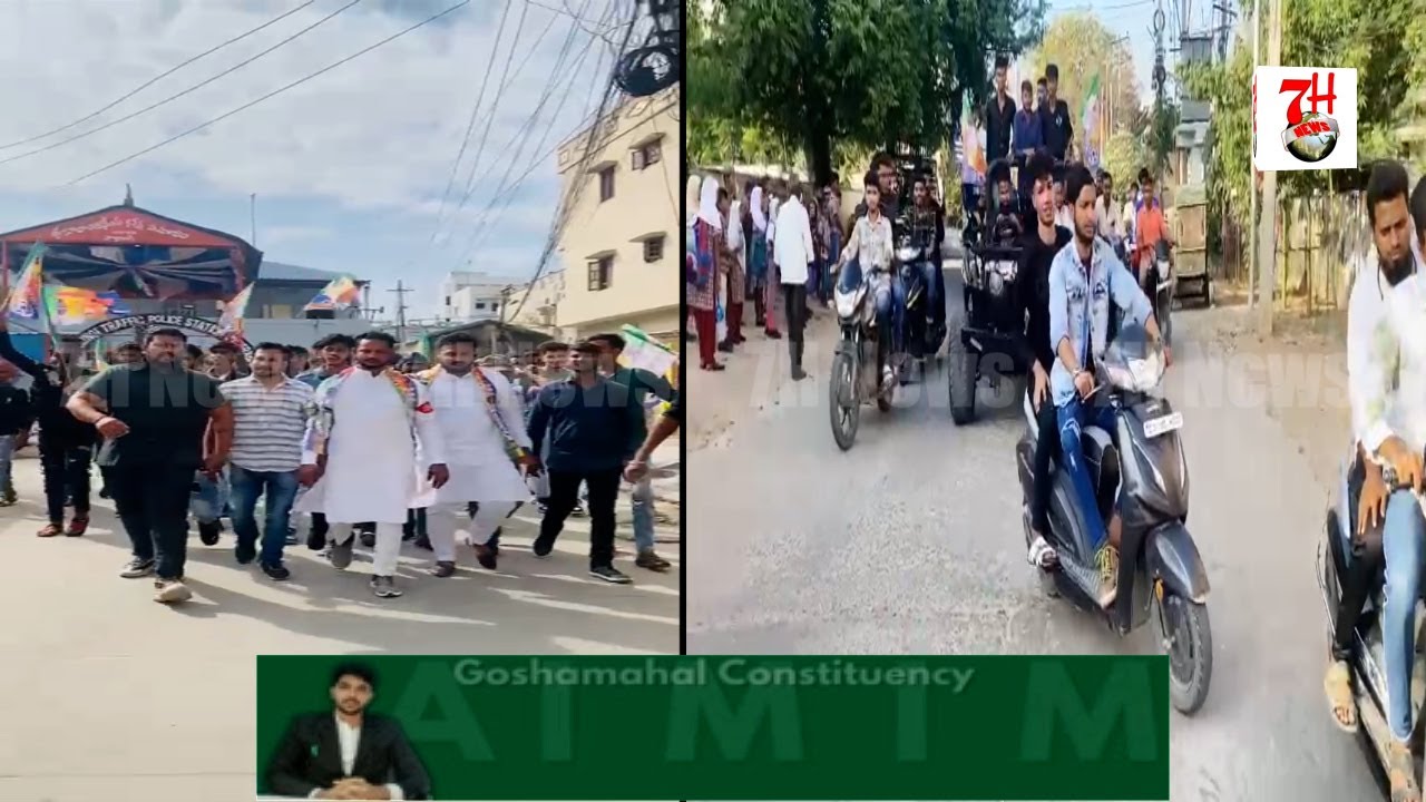 Prp Party K Ummidwar Paidal Daura Karte Hue | 7h Tv News | - YouTube