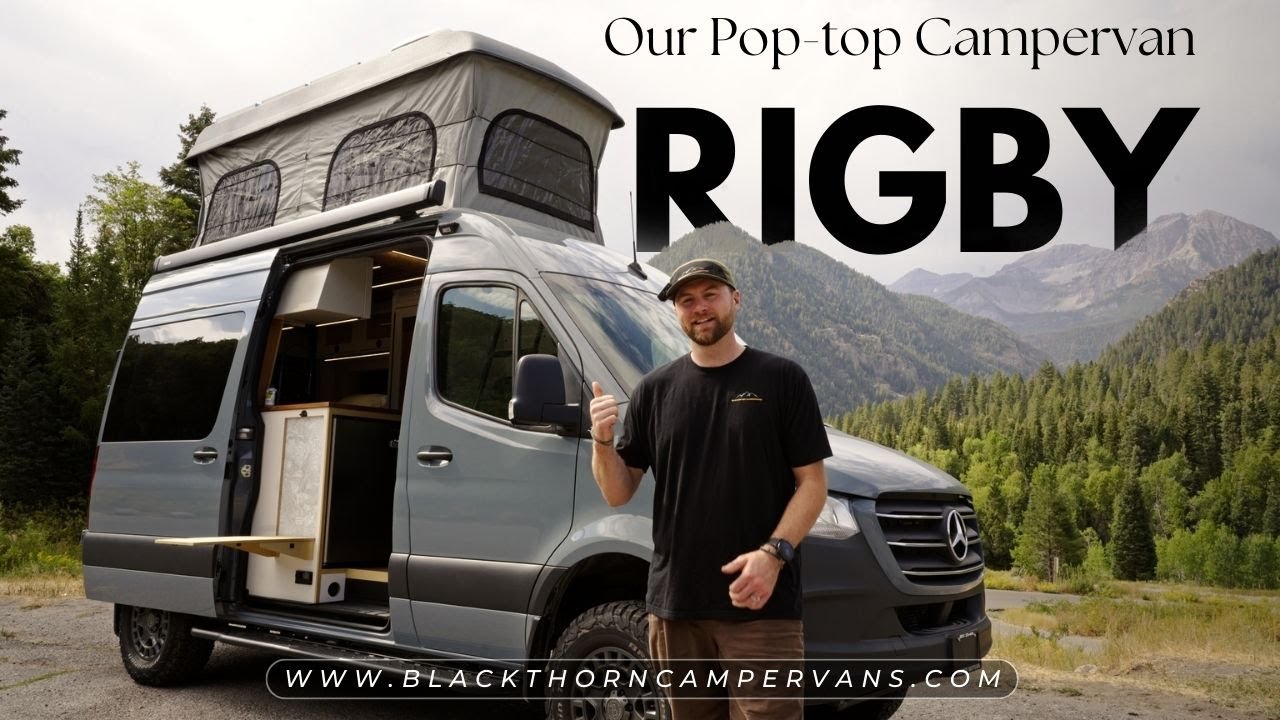 Camper Van Walkthrough With a Pop-top, Our Newest Professional Built ...