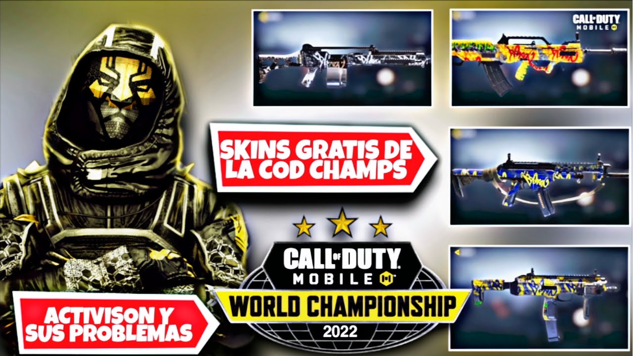 NOTICIAS DE COD MOBILE! SKINS EPICAS GRATIS COD MOBILE CHAMPIONSHIP ...