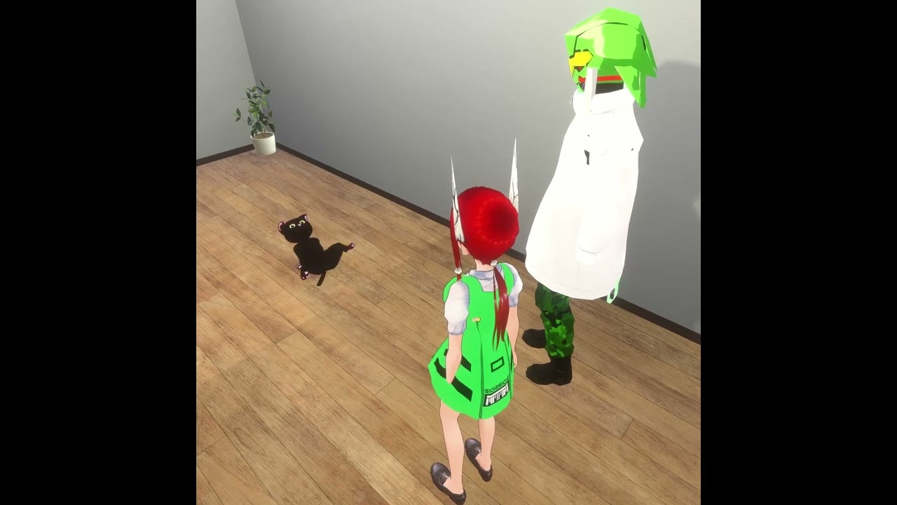 Sims cat break-dancing-カガマルVersion - YouTube